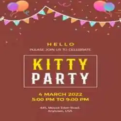 100+ Cute and Quirky Kitty Party Invitation Messages to Delight Your Guests