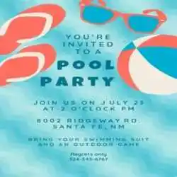 60 Pool Party Invitations That Will Make a Splash