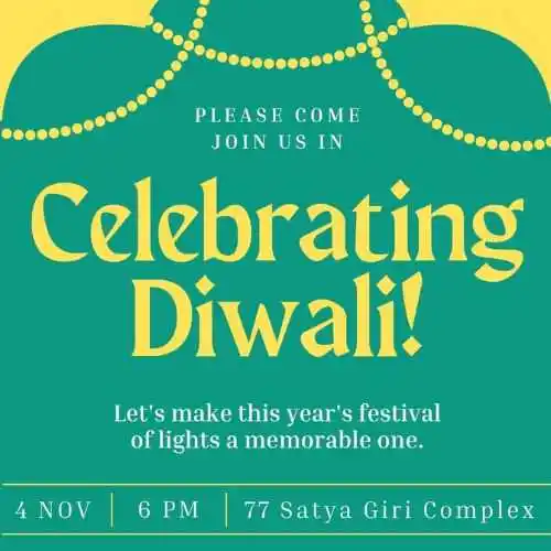 100 Diwali Invitation Wordings to Light Up Your Celebration