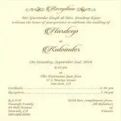 100+ Unique Wedding Reception Invitation Messages