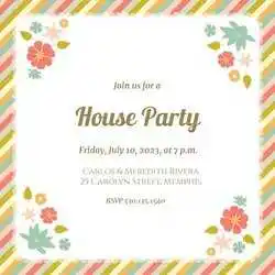 79+ best House Party invitational message ideas