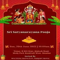 100 Beautifully Written Satyanarayan Pooja Invitation Messages for WhatsApp