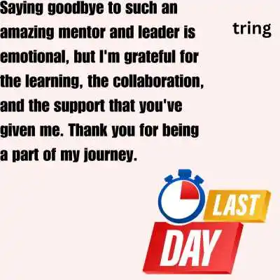 140+ Heartfelt Last Working Day Messages To Help You Say Goodbye