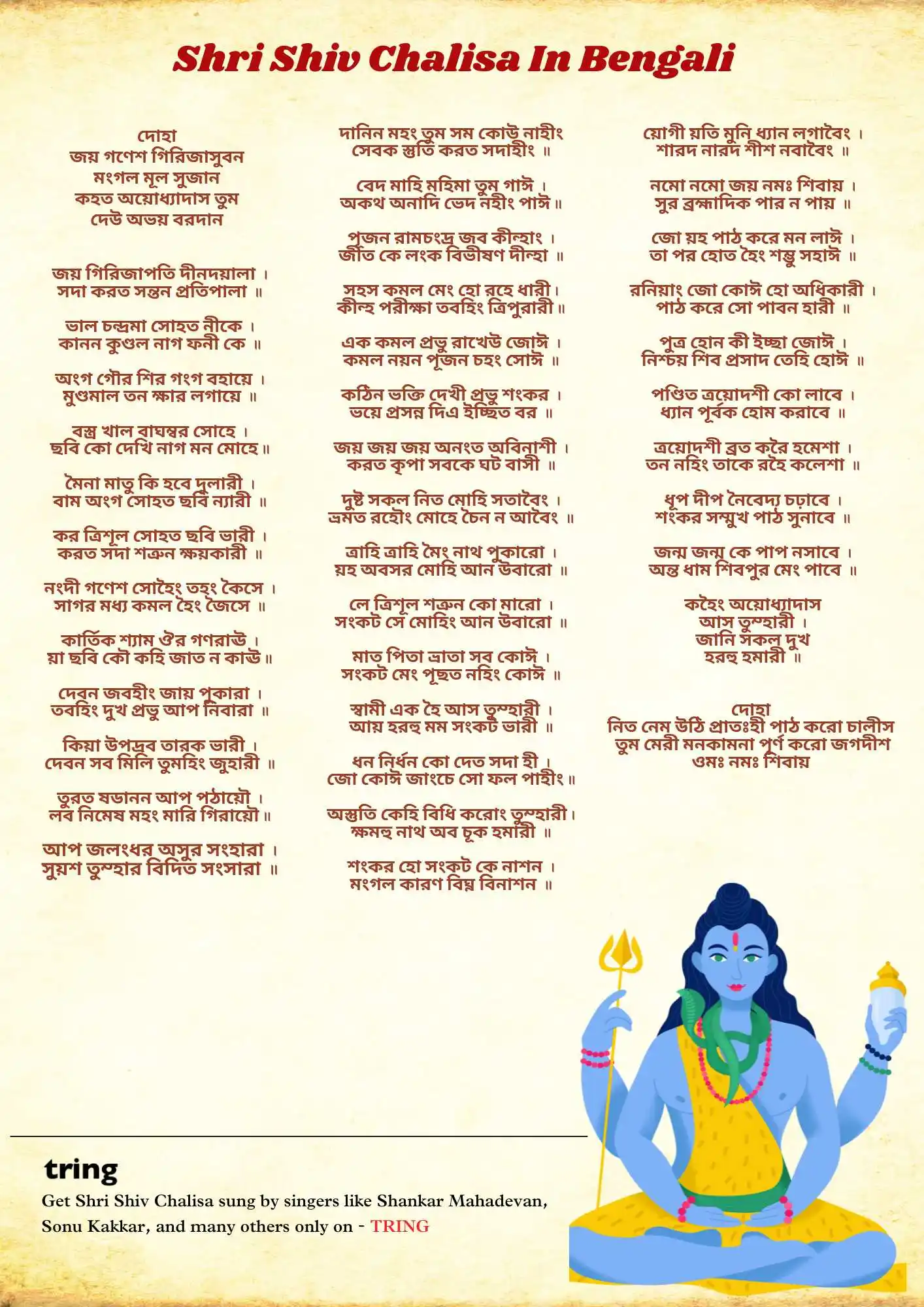 Shri Shiv Chalisa: A Guide for Devotees
