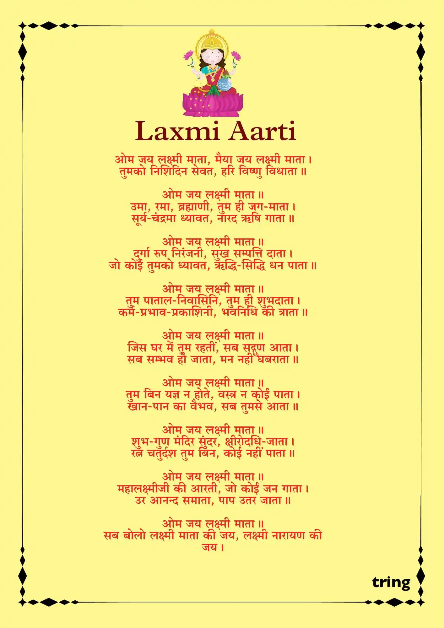 Lakshmi Ji Ki Aarti: Origins, Significance, and Practice