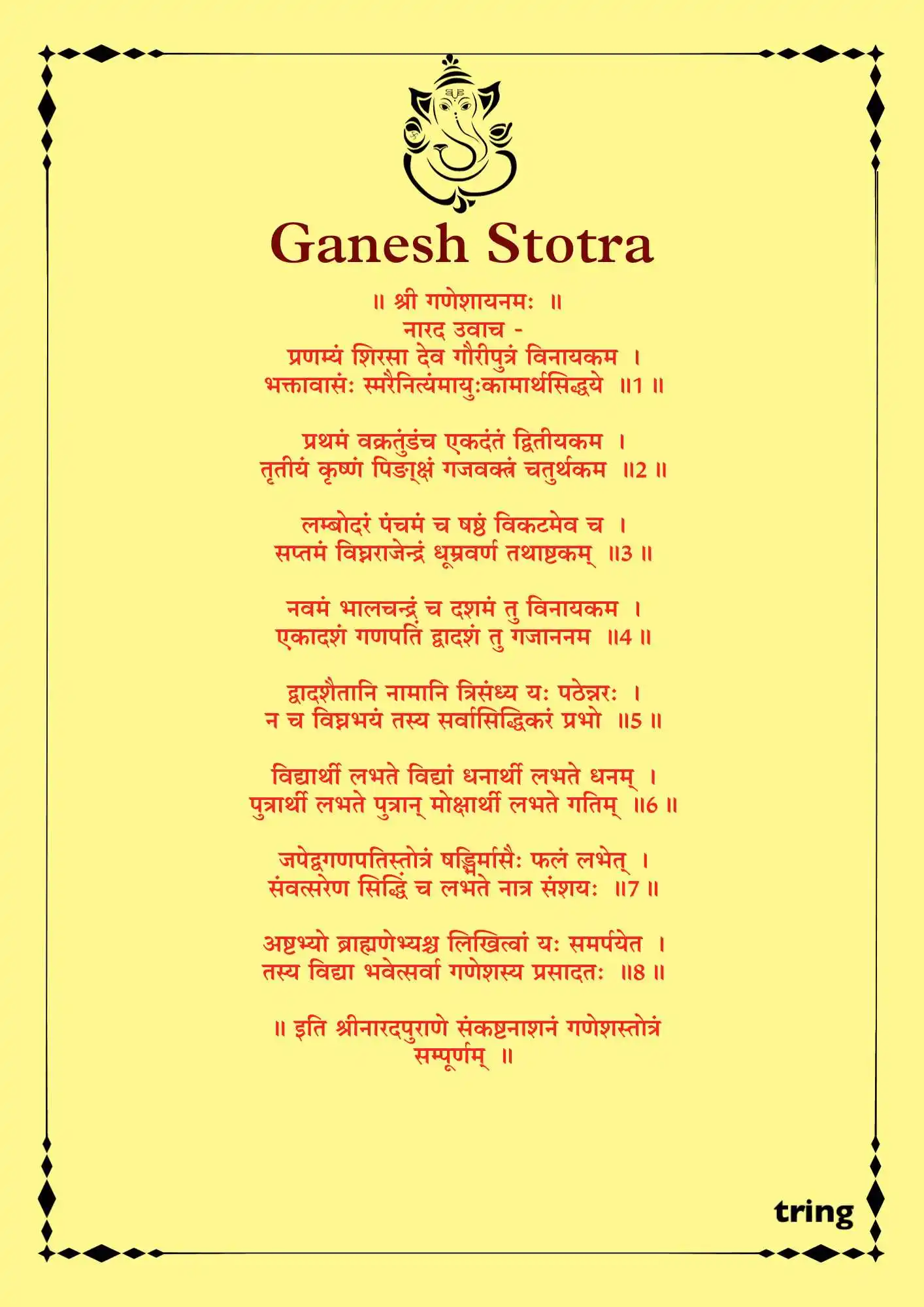 Shri Sankat Nashan Ganesh Stotra: Origins, Significance, and Practice