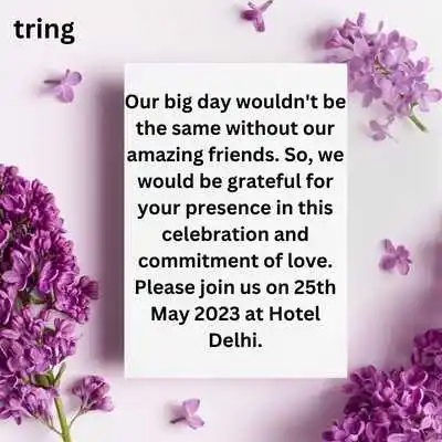 150+ Wedding Invitation Messages for Friends and Family