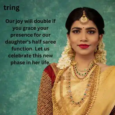 80+ Saree Ceremony Invitation Ideas and Messages