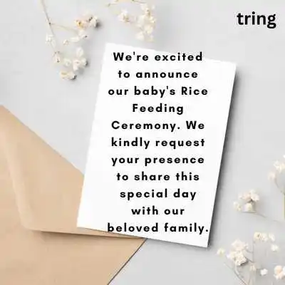 65+ Invitation And Card Ideas For Annaprashan With Images