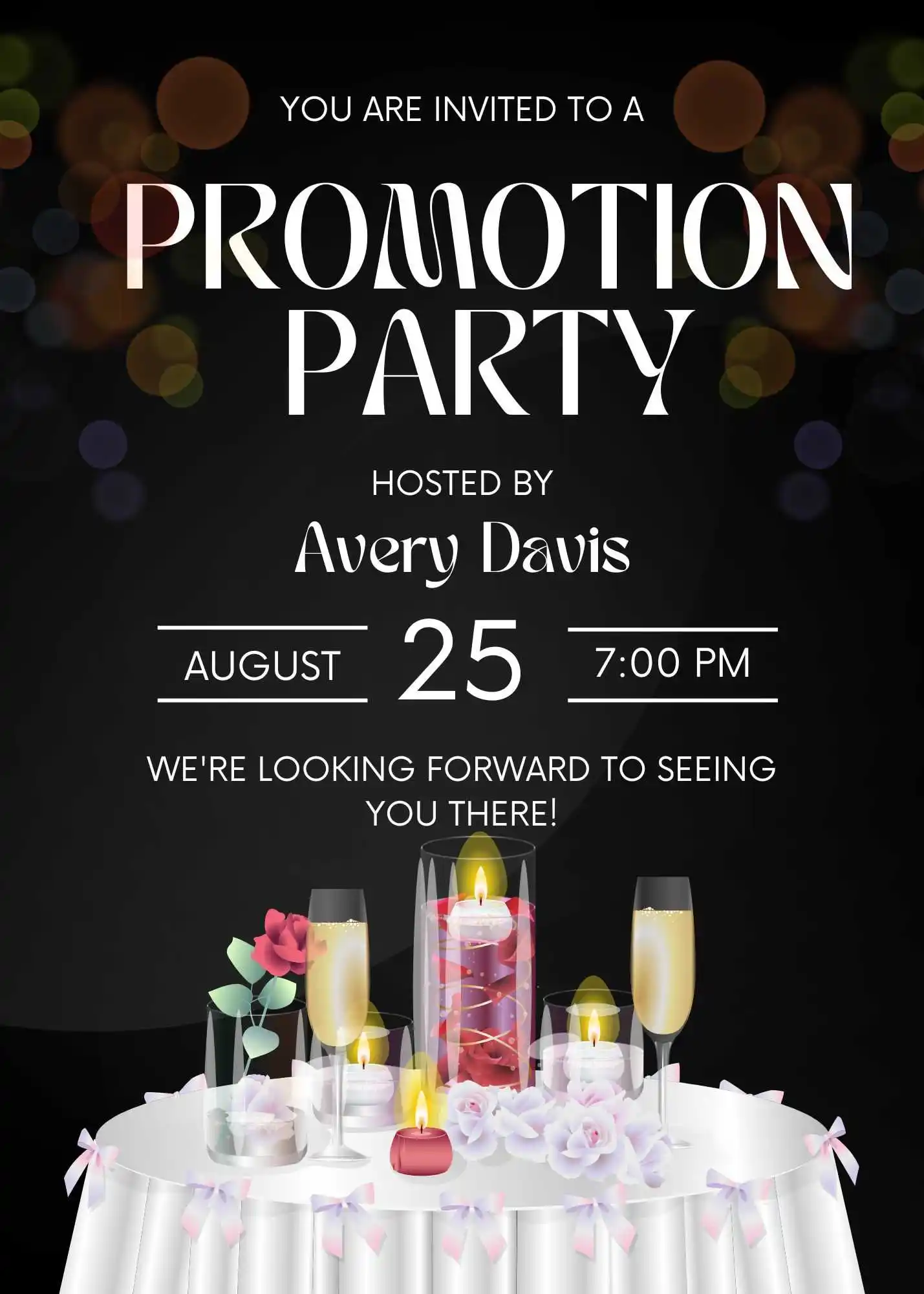 Presenting Some Amazing Promotion Party Invitations For Your Success