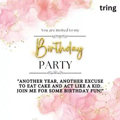 80+ Hilarious and Creative Funny Birthday Invitation Messages