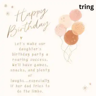 70+ Best Daughter's Birthday Party Invitation