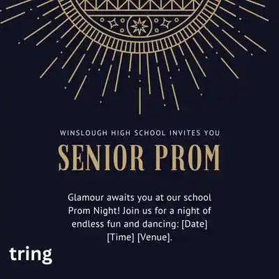 99+ Prom Invitation Message Ideas